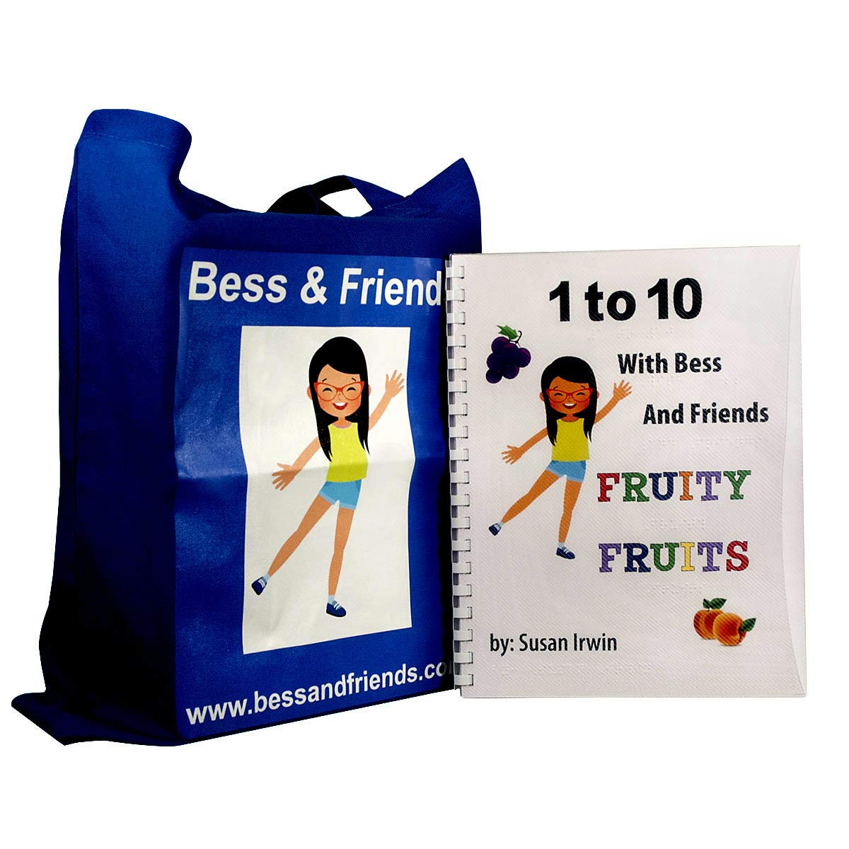 1 to 10 With Bess and Friends - Fruity Fruits Braille and Scented Book ...